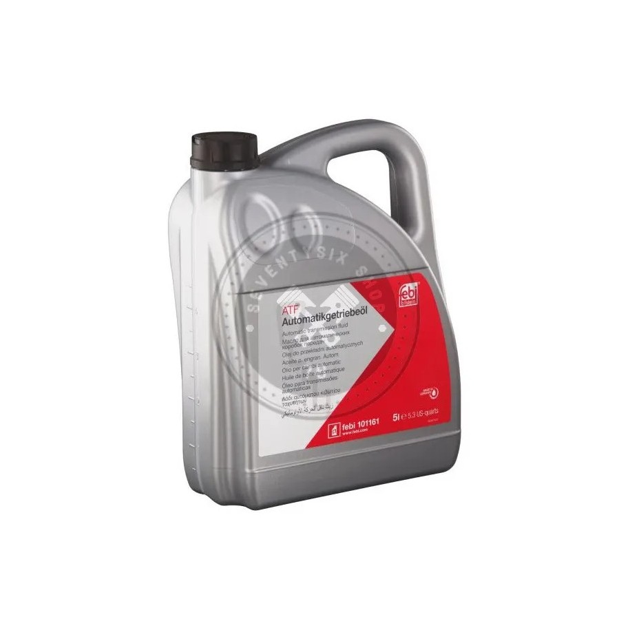 FEBI 101161 ATF 5L – Fully Synthetic Red Fluid, AW-1 / JWS 3309 / T-IV ...